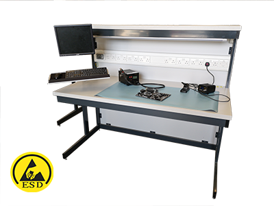 ESD Cantilevered Workbench - Packing Tables by Spaceguard - 18luck新利吧
