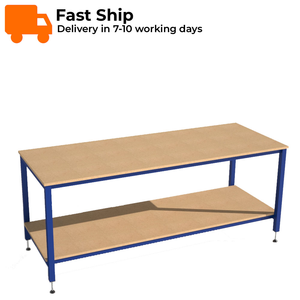 Packing Table with Lower Shelf - Made in UK by Spaceguard - 18luck新利吧